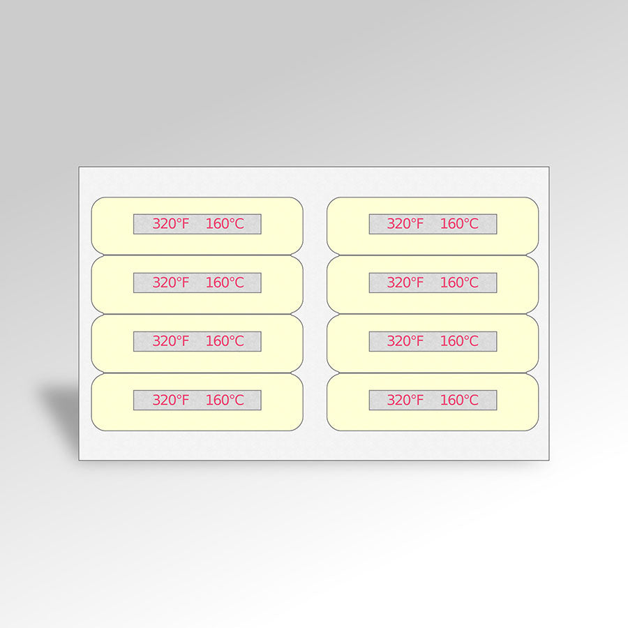 1-Temp THERMOLABEL® 320°F/160°C | Temperature Label